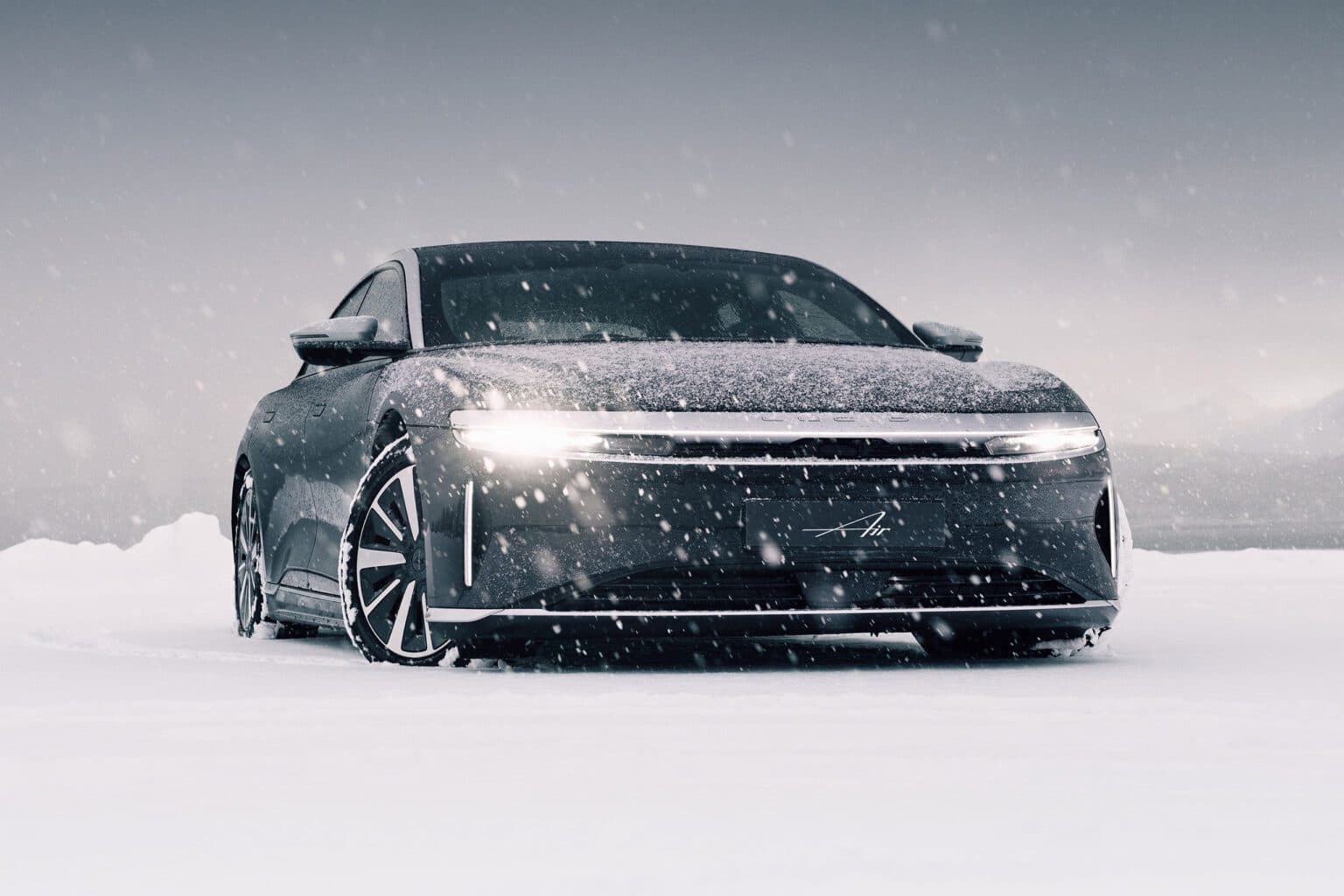 Lucid Air Sets Winter Range Record With 520-km Run at Norway’s NAF Test ...